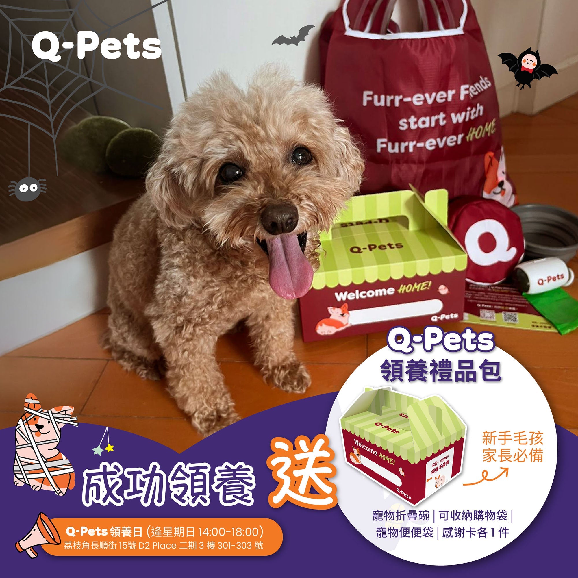 Q-Pets 領養禮品包 – Q-PETS